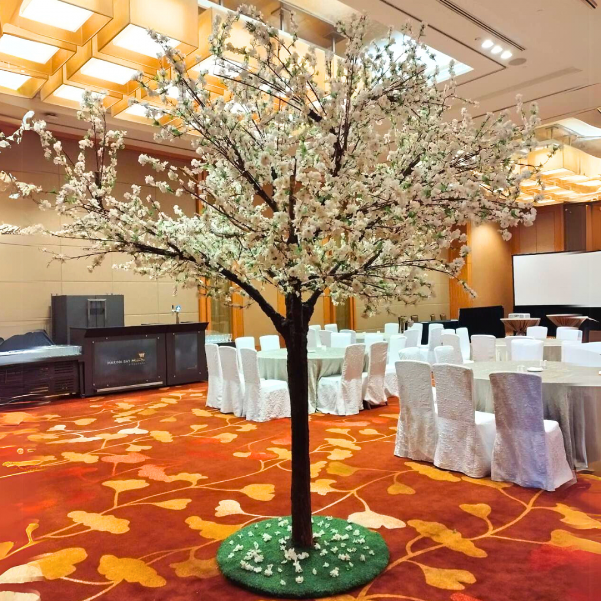 White Sakura Cherry Blossom Tree Sg S Largest Outdoor Artificial